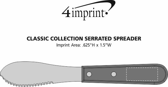 4imprint.com: Classic Collection Serrated Spreader 146364