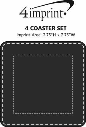 4imprint.com: 4 Coaster Set 147434