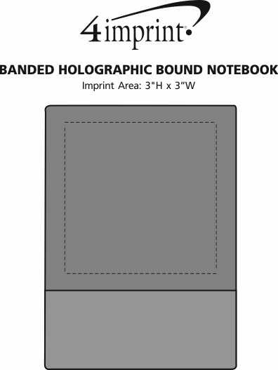 4imprint.com: Banded Holographic Bound Notebook 151714