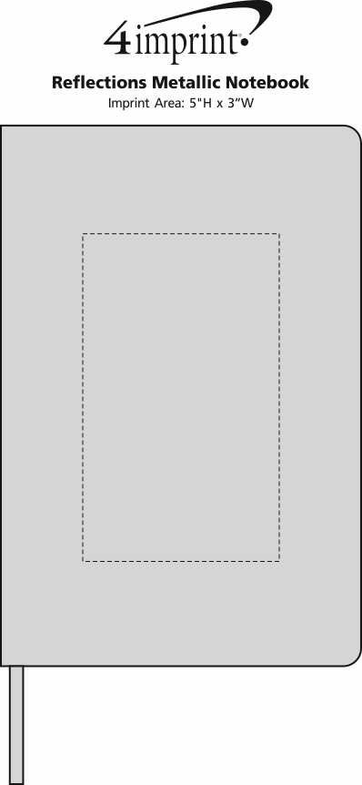 4imprint.com: Reflections Metallic Notebook 152488