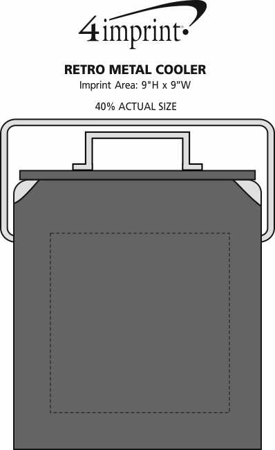 4imprint.com: Retro Metal Cooler 152492