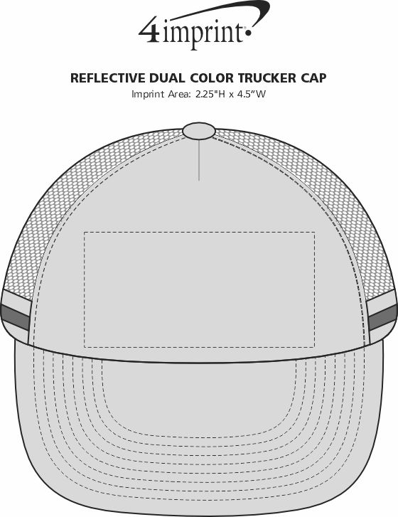 4imprint.com: Reflective Dual Color Trucker Cap 152568