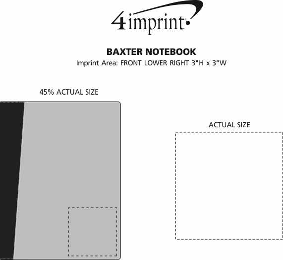 4imprint.com: Baxter Notebook 155124