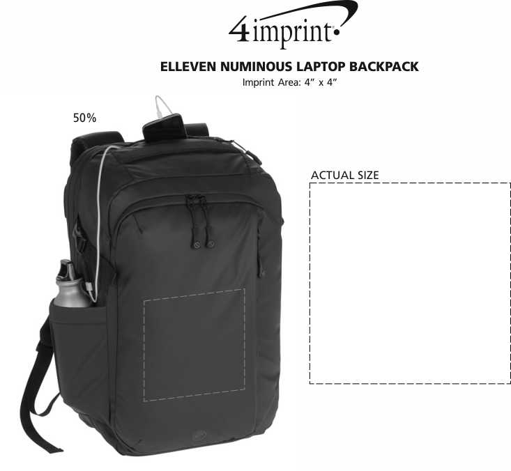 4imprint.com: elleven Numinous Laptop Backpack 155934