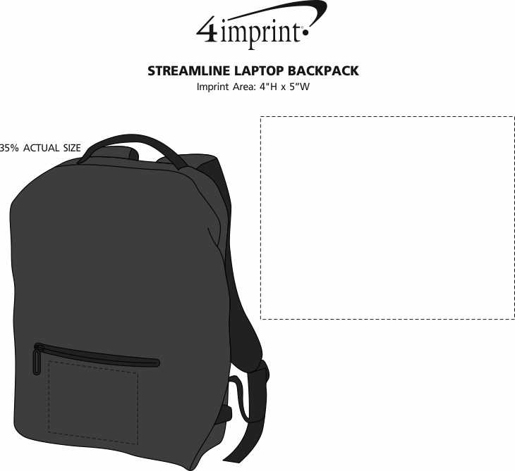 4imprint.com: Streamline Laptop Backpack 156786