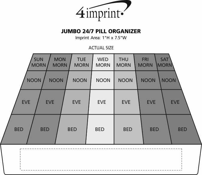 4imprint.com: Jumbo 24/7 Pill Organizer 156909