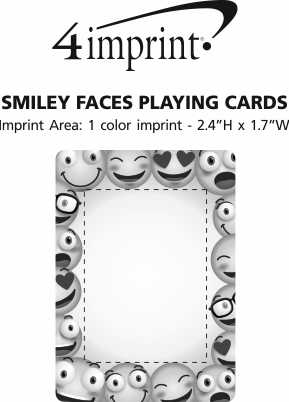 4imprint.com: Smiley Faces Playing Cards 157017-SF