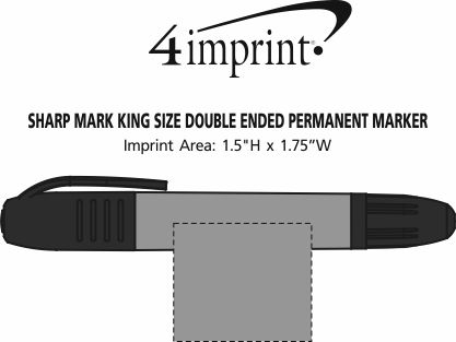 4imprint.com: Sharp Mark King Size Double Ended Permanent Marker 157622
