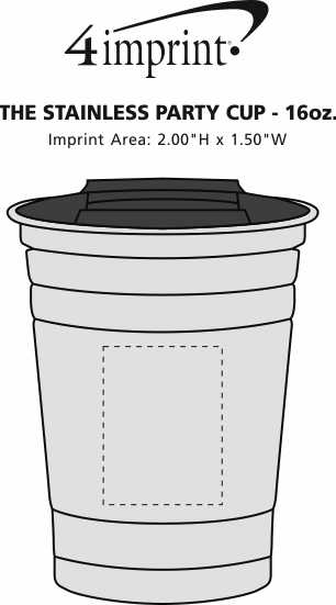 4imprint.com: The Stainless Party Cup - 16 oz. 157771