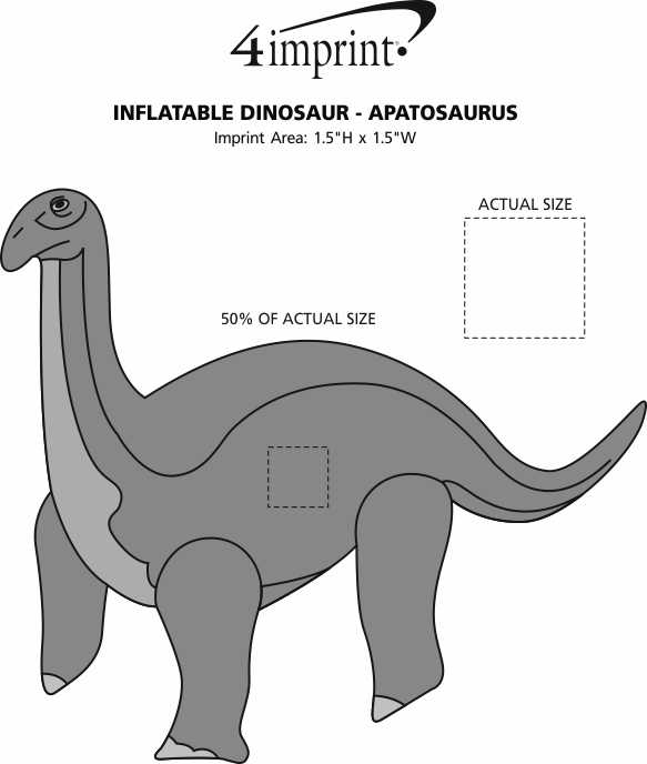 4imprint.com: Inflatable Dinosaur - Apatosaurus 157914-A