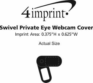4imprint.com: Swivel Private Eye Webcam Cover 158073