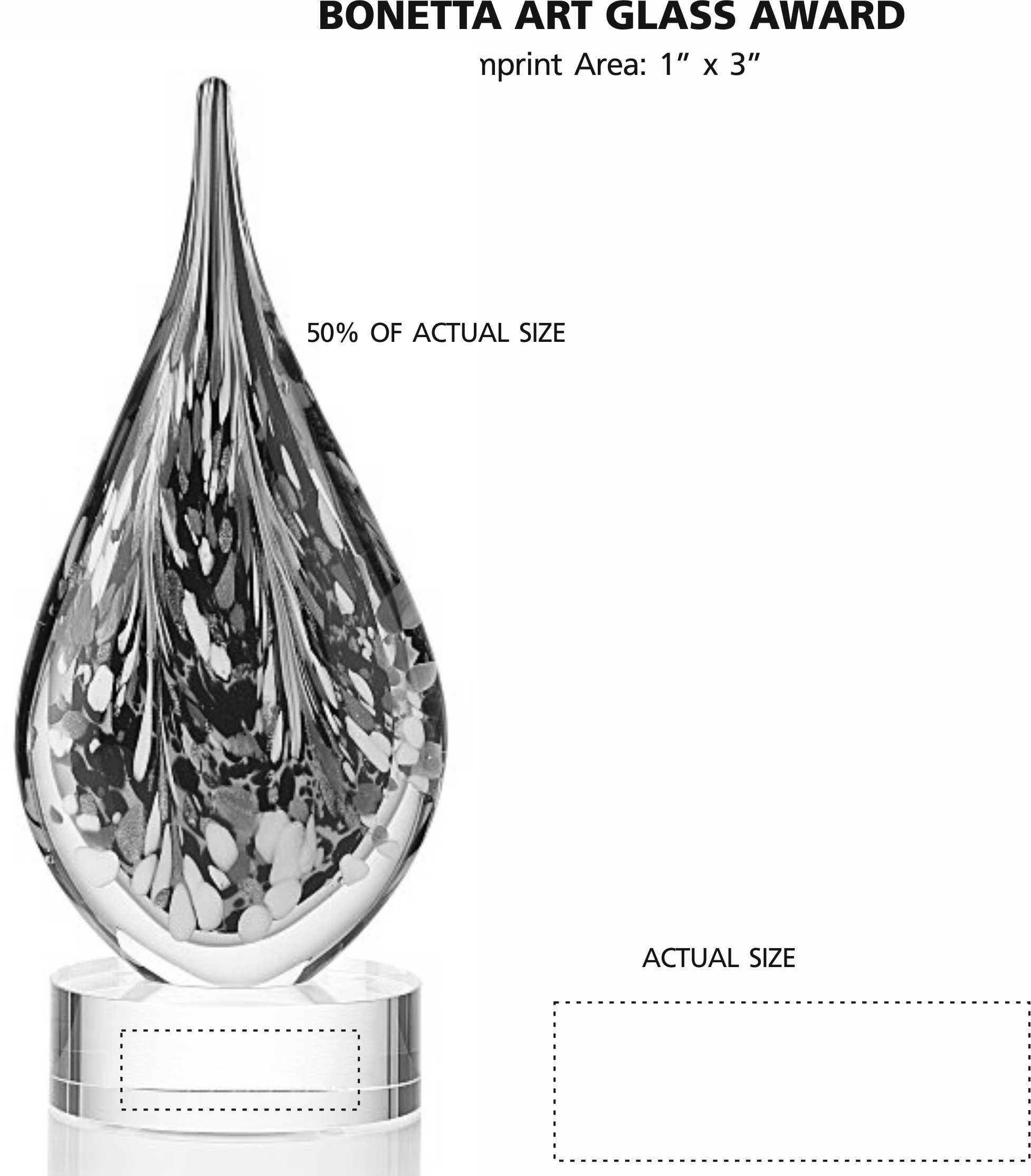 4imprint.com: Bonetta Art Glass Award 159692