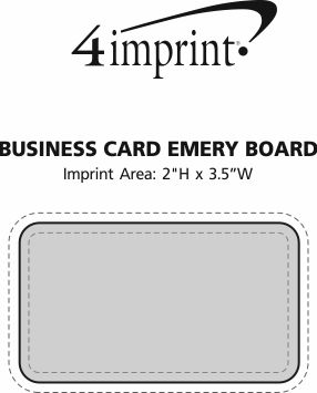 4imprint.com: Business Card Emery Board 160762