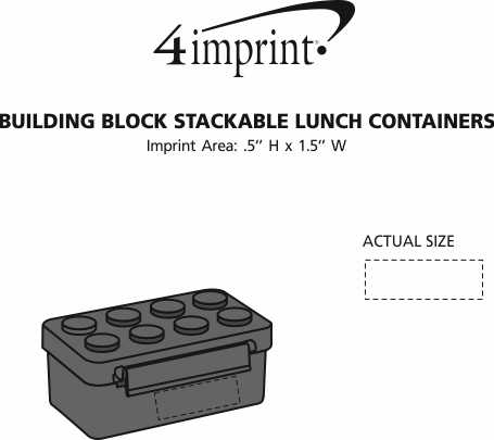 4imprint.com: Building Block Stackable Lunch Containers 161024