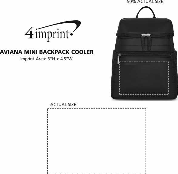 4imprint.com: Aviana Mini Backpack Cooler 162370