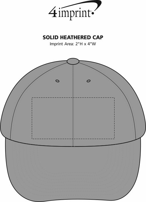 4imprint.com: Solid Heathered Cap 162667
