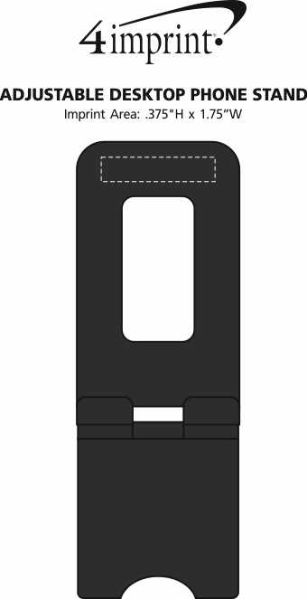 4imprint.com: Adjustable Desktop Phone Stand 162800