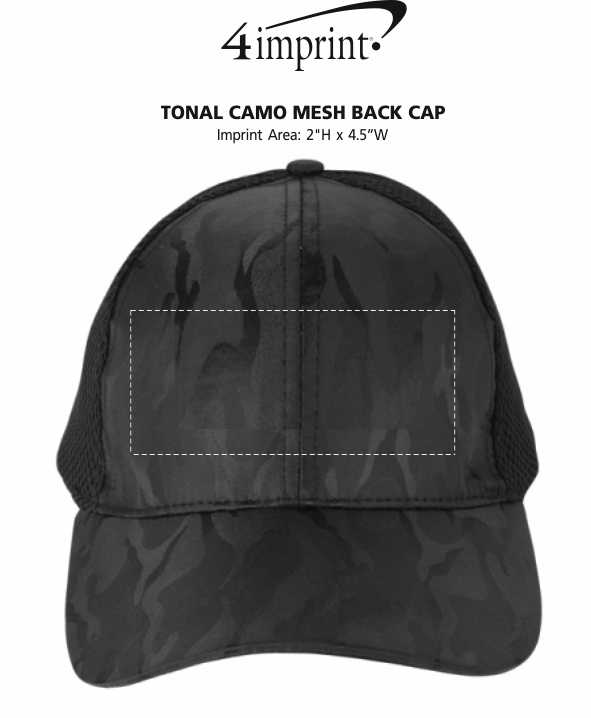 4imprint.com: Tonal Camo Mesh Back Cap 163682