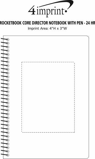 4imprint.com: Rocketbook Core Director Notebook with Pen - 24 hr 163975 ...