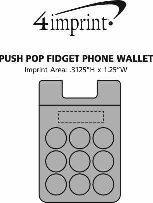 4imprint.com: Push Pop Fidget Phone Wallet 164021