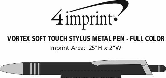 4imprint.com: Vortex Soft Touch Stylus Metal Pen - Full Color 164085-FC