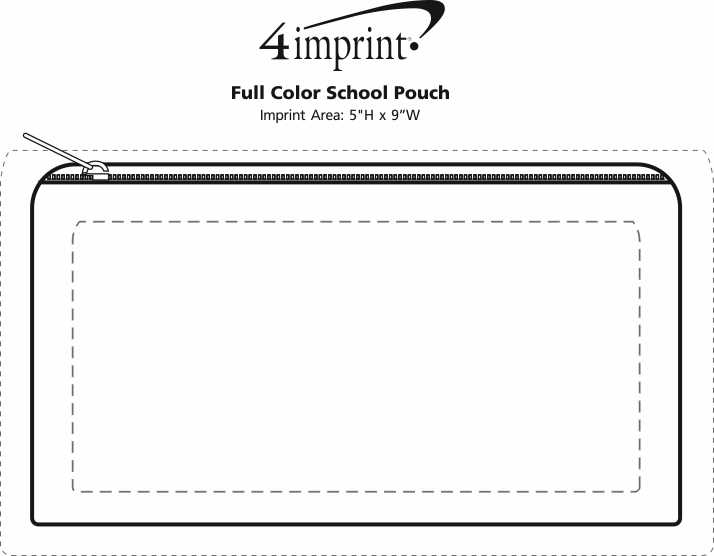 4imprint.com: Full Color School Pouch 164355