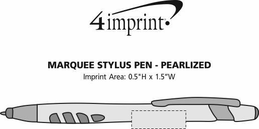 4imprint.com: Marquee Stylus Pen - Pearlized 164703-P 4imprint.com: Marquee Stylus Pen - Pearlized 164703-P