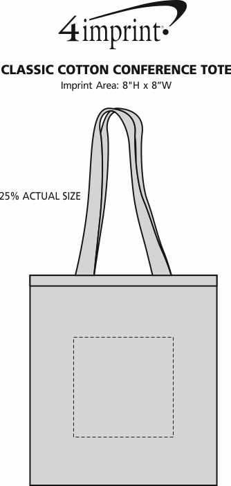 4imprint.com: Classic Cotton Conference Tote 3343