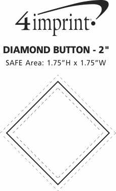 4imprint.com: Diamond Button - 2" 39214-D-2