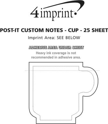 4imprint.com: Post-it® Custom Notes - Cup - 25 Sheet 5111-25-CU