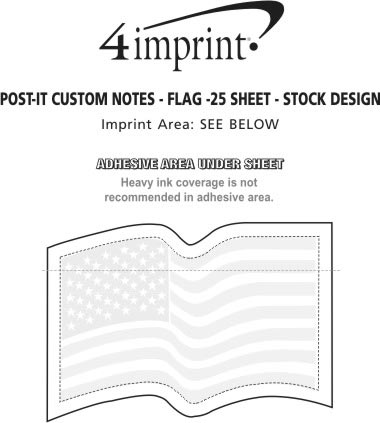 4imprint.com: Post-it® Custom Notes - Flag - 25 Sheet - Stock Design ...