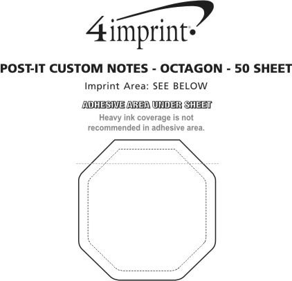 4imprint.com: Post-it® Custom Notes - Octagon - 50 Sheet 5111-50-OC