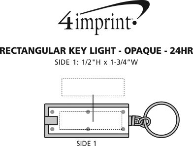 4imprint.com: Rectangular Key Light - Opaque - 24 hr 6529-S-24HR