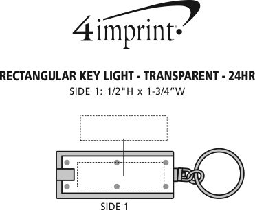 4imprint.com: Rectangular Key Light - Translucent - 24 hr 6529-T-24HR