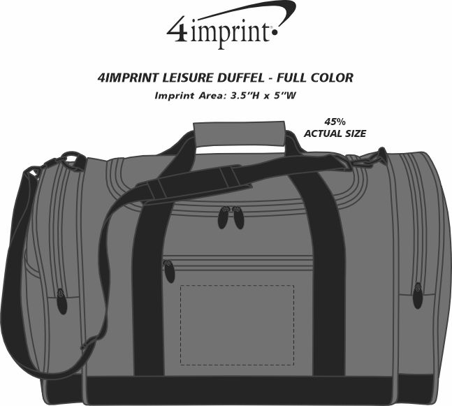 4imprint.com: 4imprint Leisure Duffel - Full Color 7008-FC