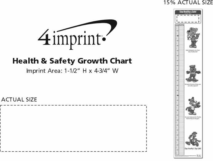 4imprint.com: Health & Safety Growth Chart 7813-HS
