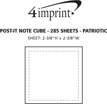 4imprint.com: Post-it® Notes Cubes - 2-3/4" x 2-3/4" x 1-3/8 ...