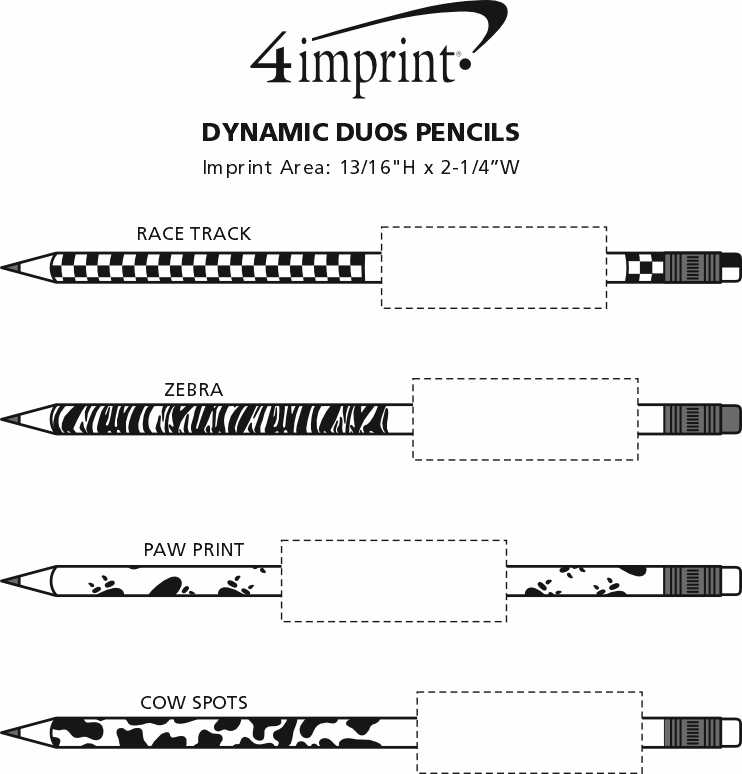 4imprint.com: Dynamic Duos Pencil 8286